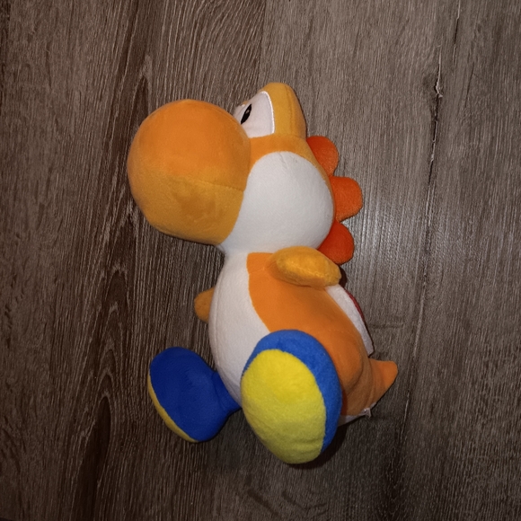 Other | Super Mario Orange Yoshi Stuffed Animal Plush 8 Inches Tall ...